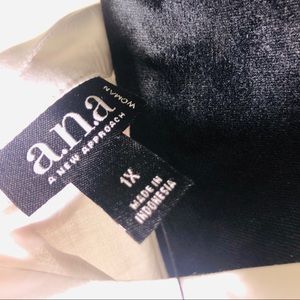 a.n.a | Tops | Authentic Ana Plus Size White Top | Poshmark